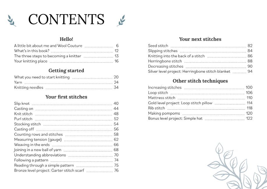 Pocket Book Of Knitting – La Mercerie